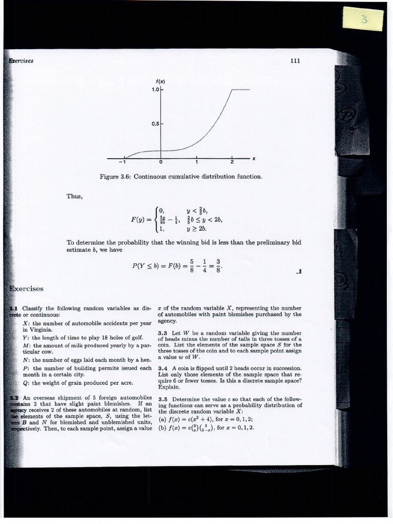 STAT Ch3 HW Problems | PDF