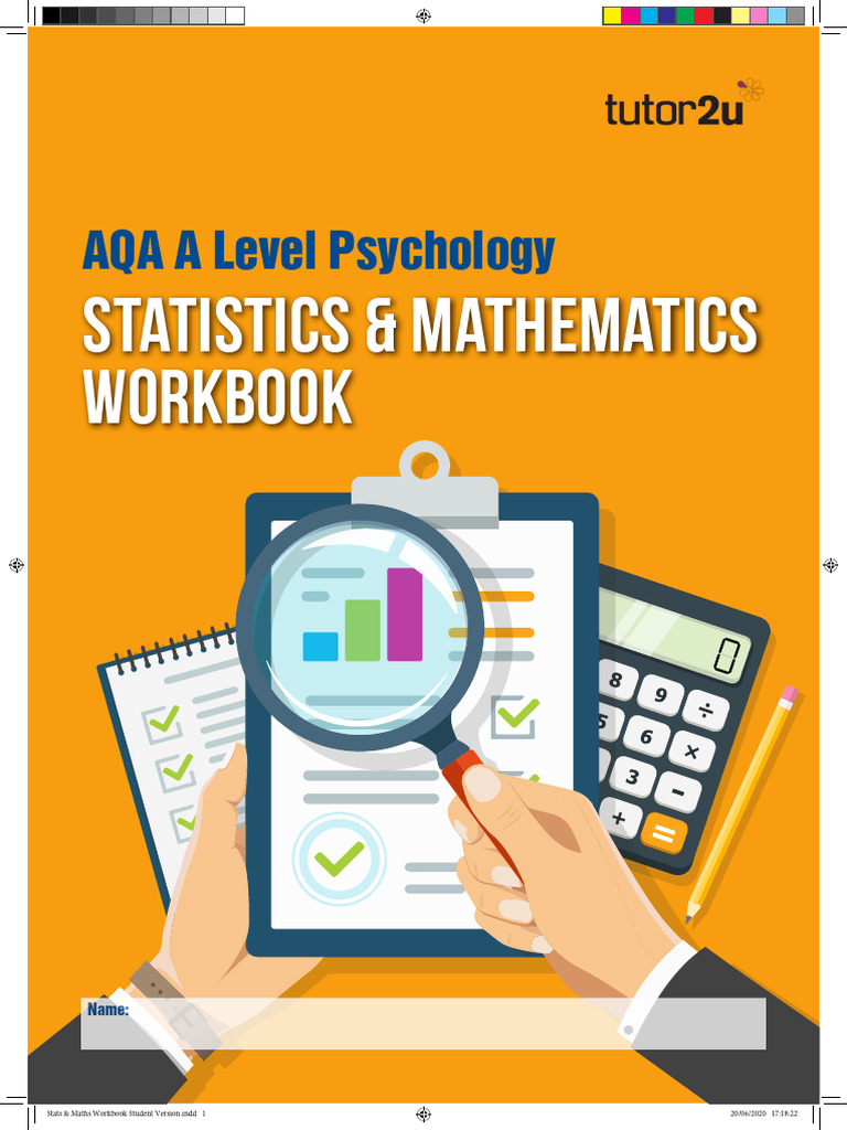 AQA A Level Psychology Stats Workbook | PDF | Statistics | Significant ...