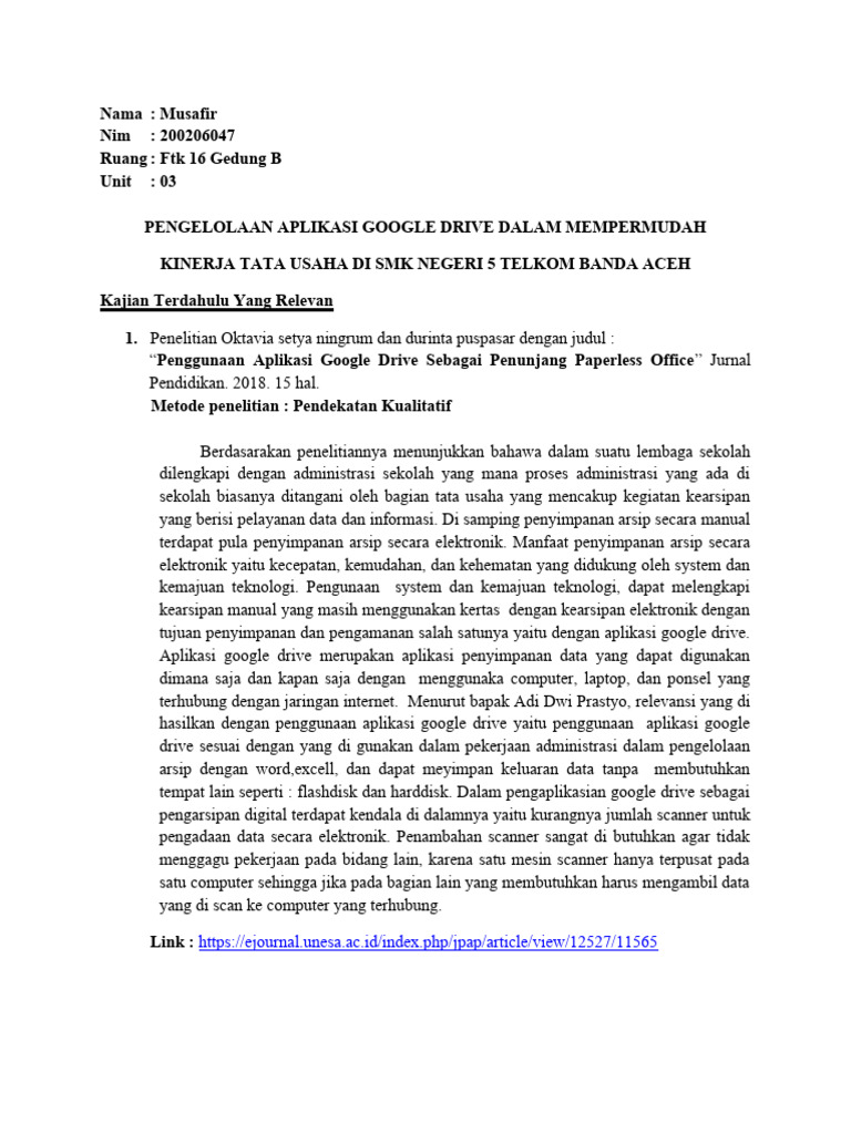 Jurnal Metopen | PDF