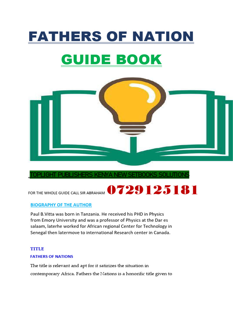 FATHERS OF NATION GUIDE BOOK | PDF | The Gambia