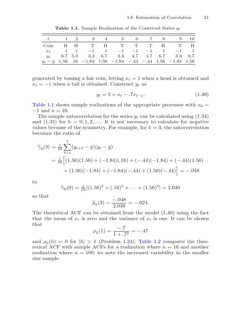 Sample ACF CCF Examples | PDF
