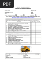 TLB Checklist | PDF