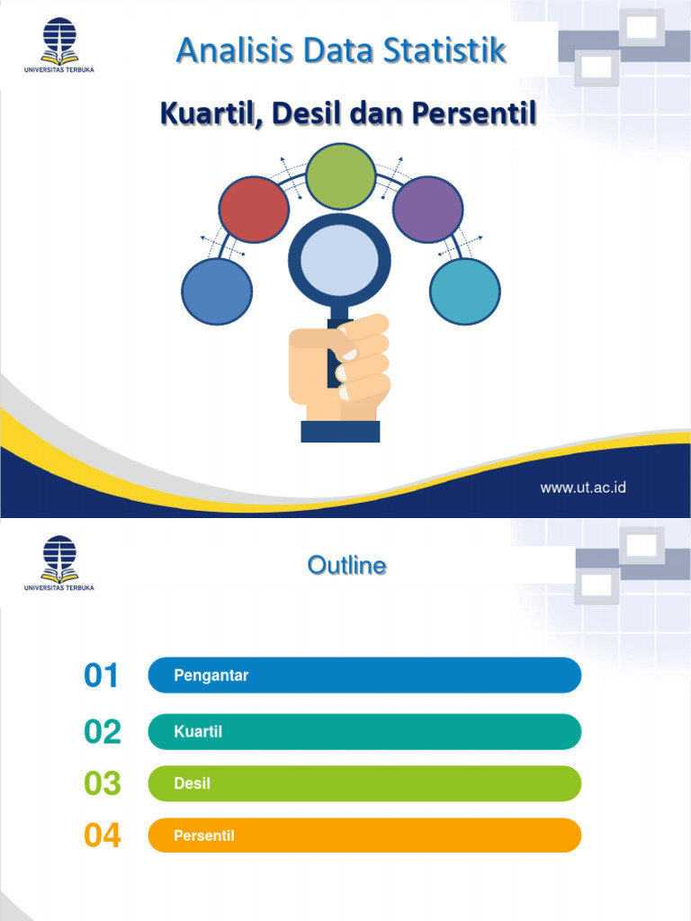 Kuartil, Desil, dan Persentil dalam Statistik | PDF | Metode & Bahan Ajar