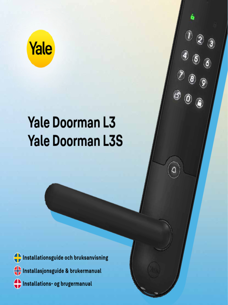 Yale Doorman L3 Og L3S Installasjons - Og Brukermanual | PDF