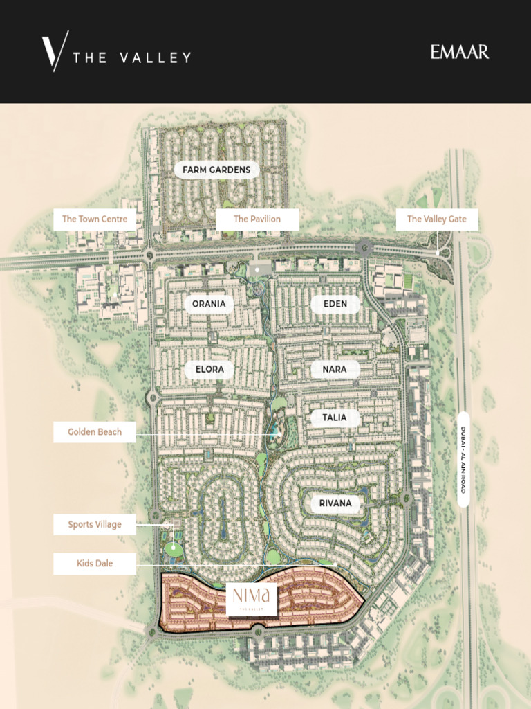 Nima The Valley Master Plan | PDF