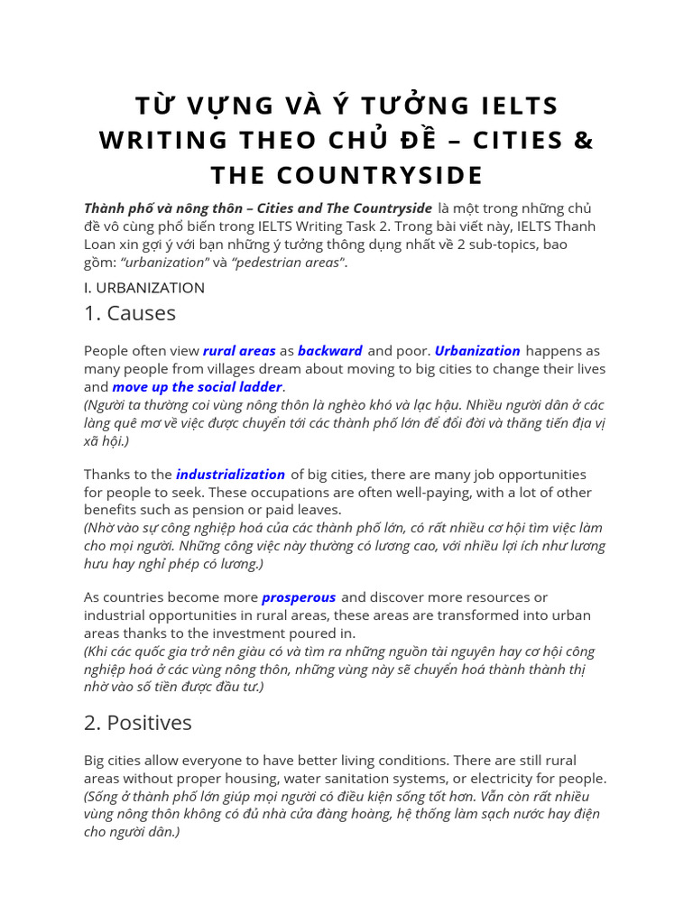 City and Countryside | PDF