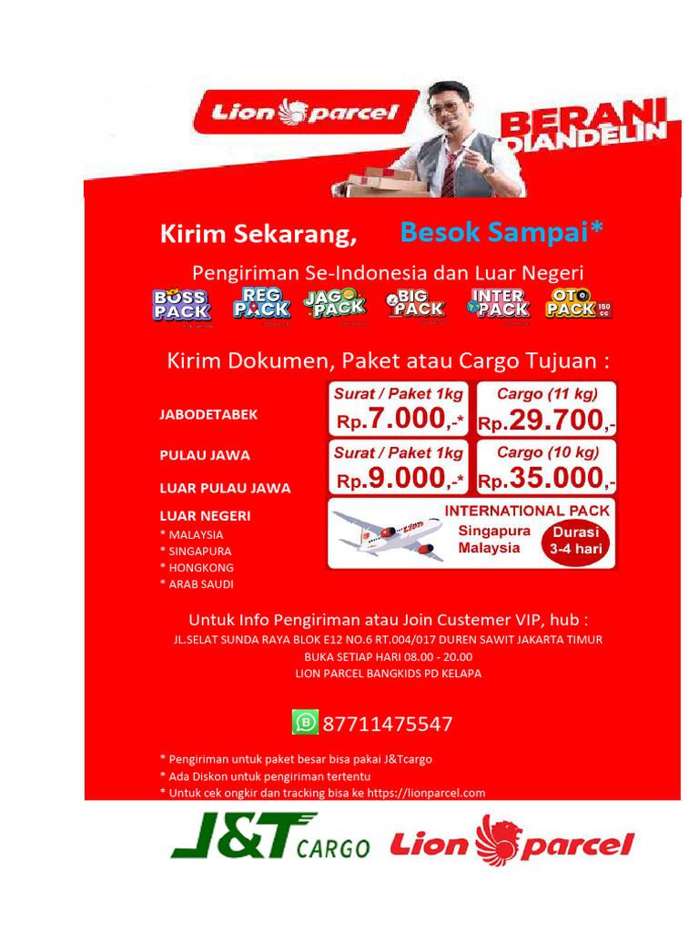 Brosur Pengiriman Barang | PDF