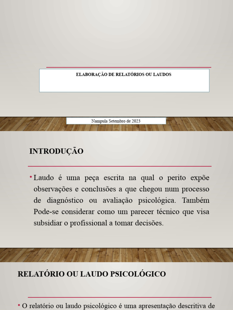 AULA Laudos - Psicometria | PDF