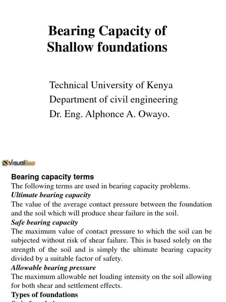 Bearing Capacity - 2 | PDF | Foundation (Engineering) | Deep Foundation