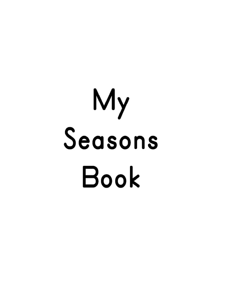 My Seasons Book A | PDF