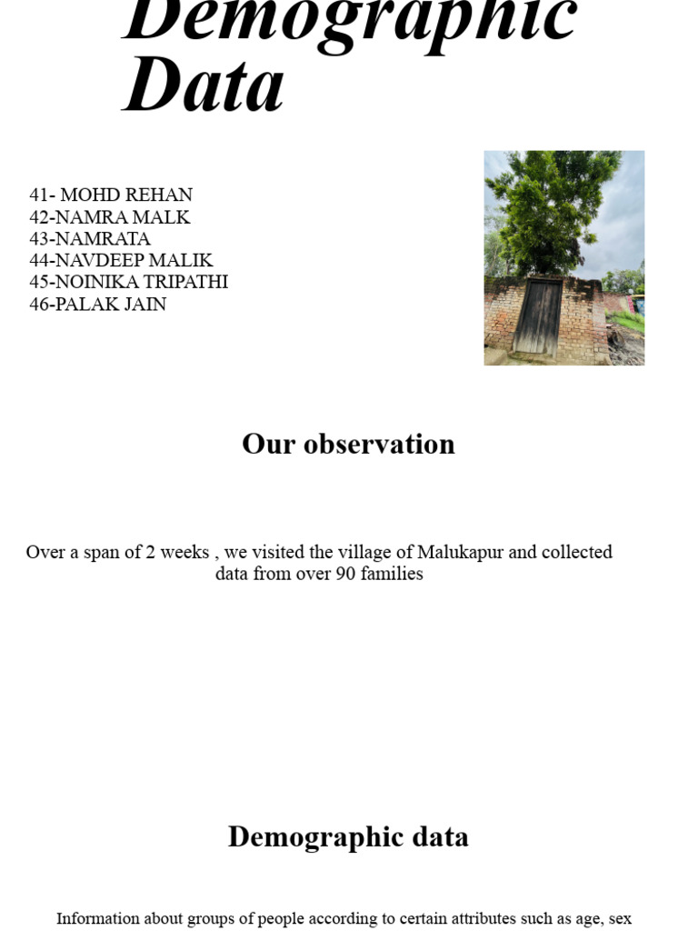 Demographic Cycle | PDF