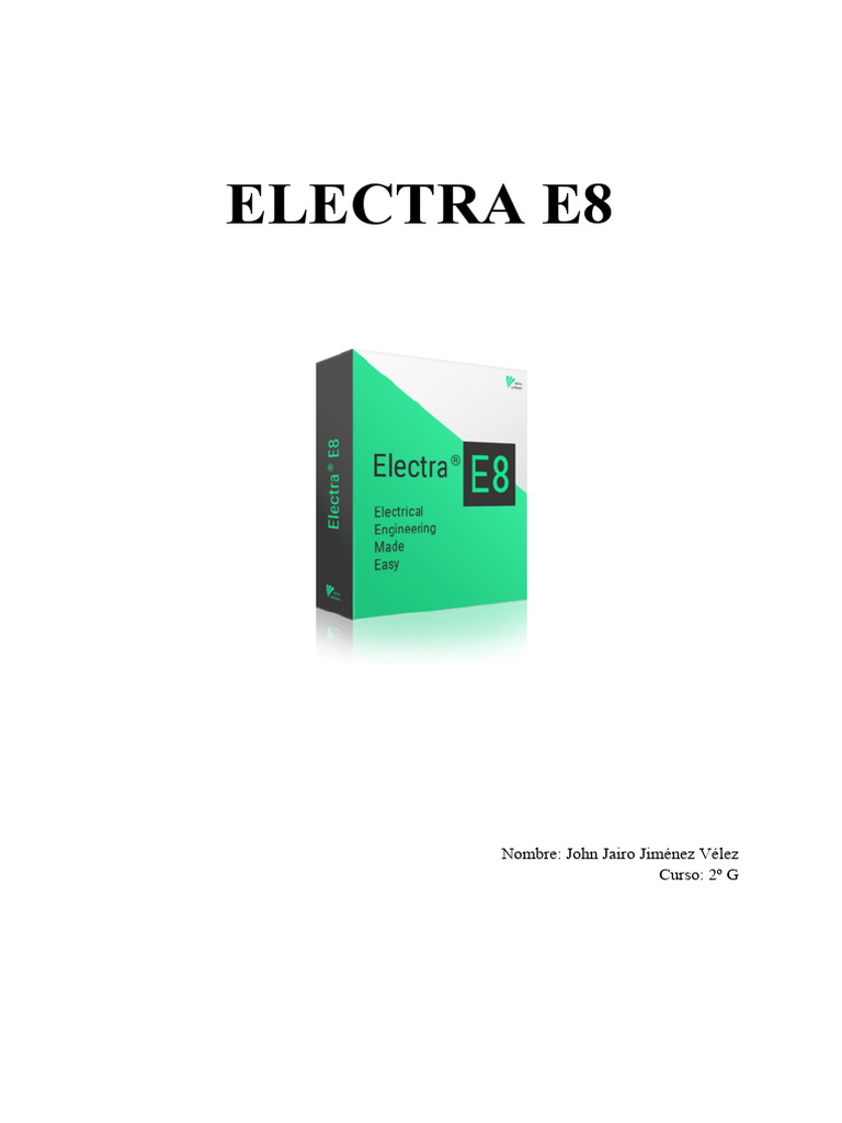 Electra E8: Software CAD para Circuitos | PDF | Software | Automatización