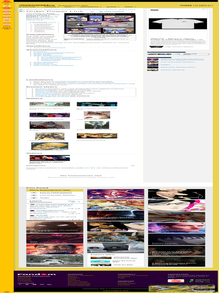 Superpower Wiki: Order Power Link Explained | PDF
