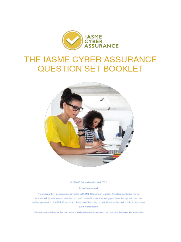 IASME Cyber Assurance Question Set - V12e Hartnell | PDF | Business