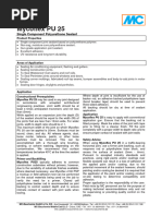 Flexseal PU425 - TDS - 7 | PDF | Concrete | Adhesive