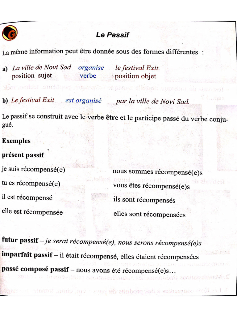 Le Passif | PDF