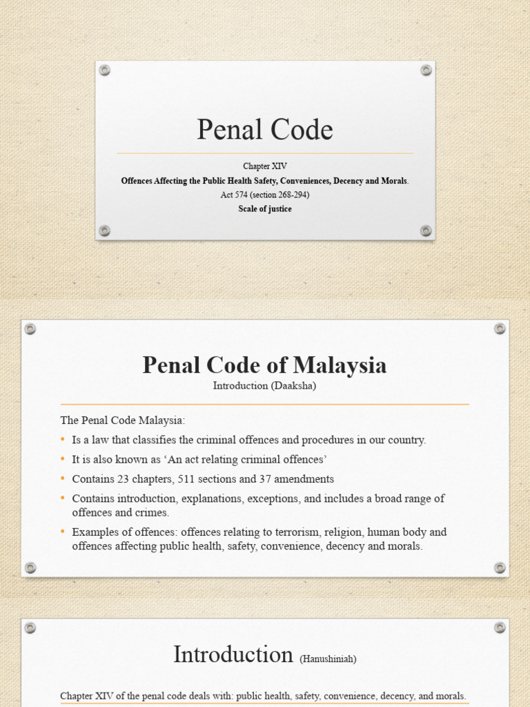 Public Health Offences in Penal Code | PDF