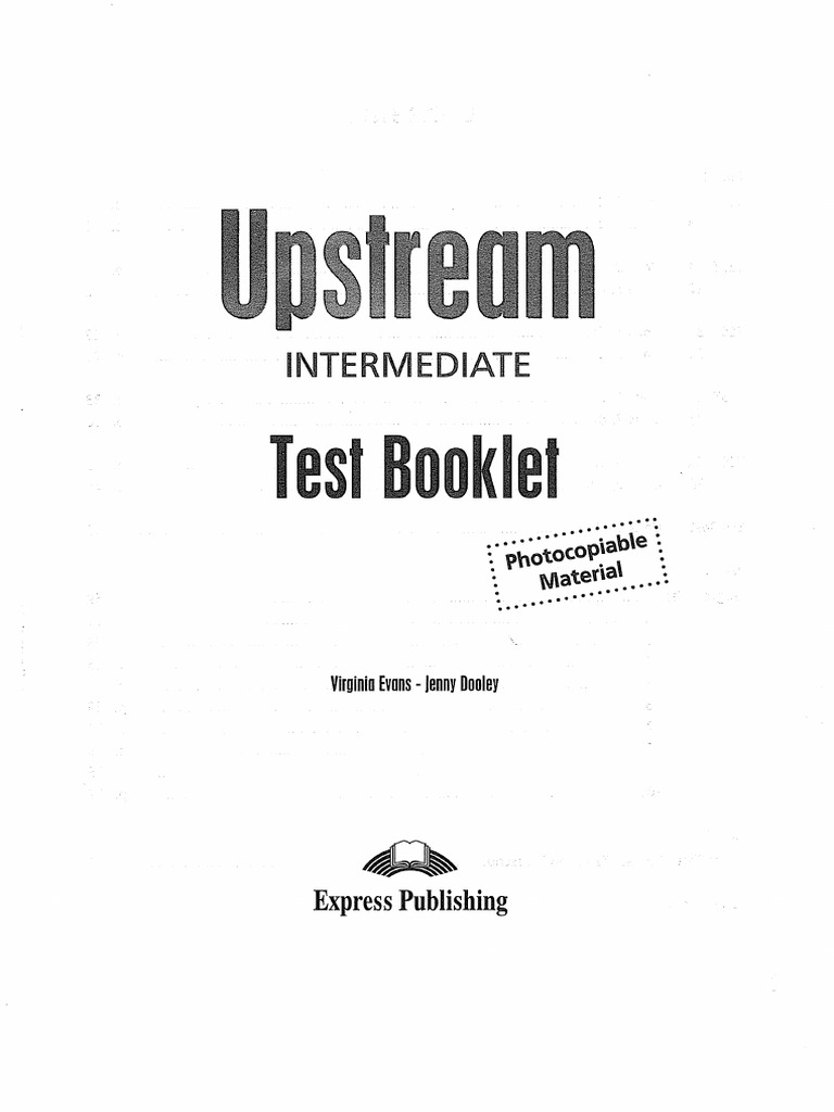 Upstream Intermediate Test Booklet | PDF