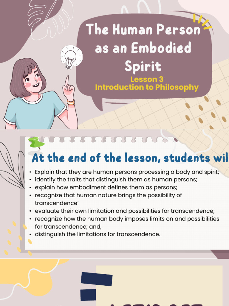 Human Person | PDF | Soul | Free Will