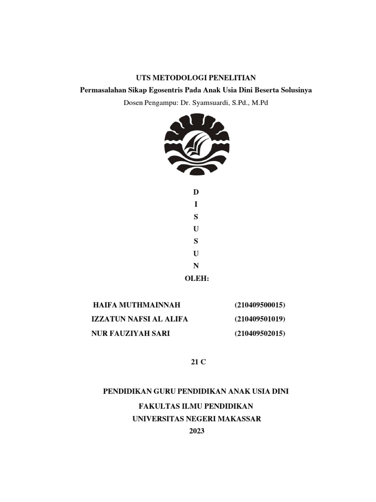 Uts Metodologi Penelitian-1 | PDF