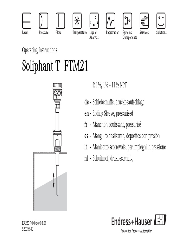 Operating Instructions FTM | PDF
