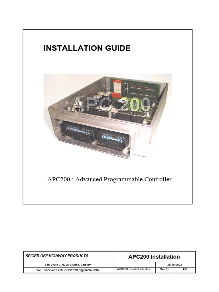 APC200 InstallGuide | PDF