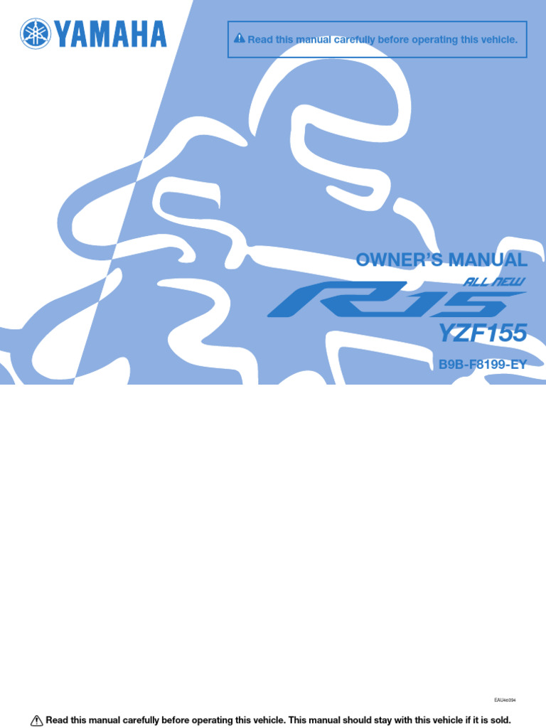 คู่มือ r15 eng | PDF | Motorcycle | Vehicles