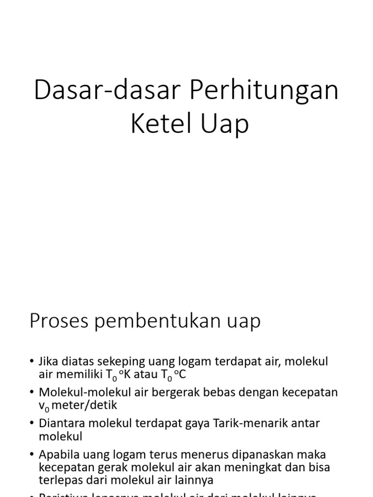3 - Perhitungan Ketel Uap | PDF