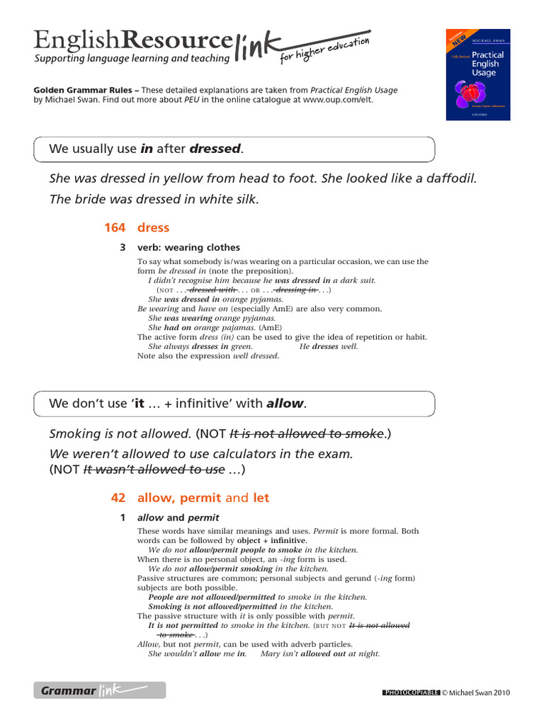 ERL Grammar Link Feb10 PRINT | PDF