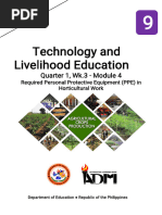 Tle9 - q3 - Mod1 - Types of Materials Tools and Equipment For Nursery Work - v5 | PDF