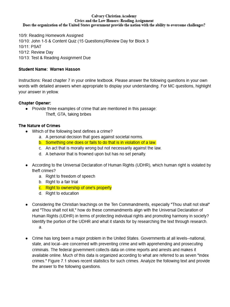 Civics and Law: Crime Analysis Assignment | PDF | Gang | Alcoholism