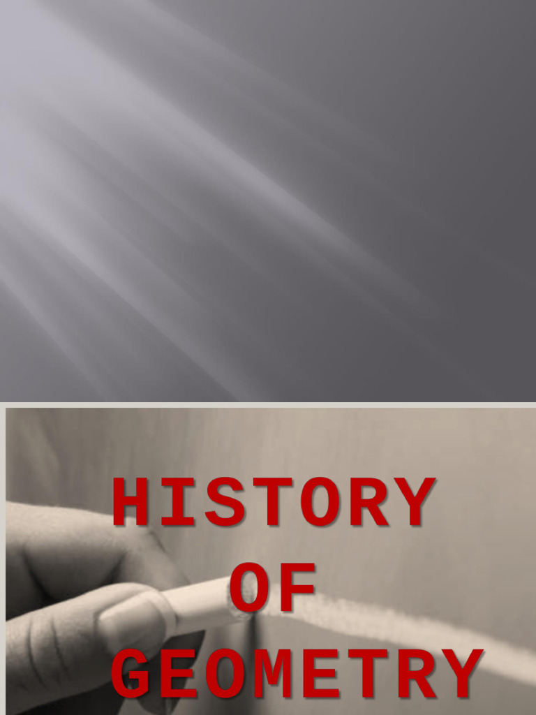 History of Geometry 1 | PDF