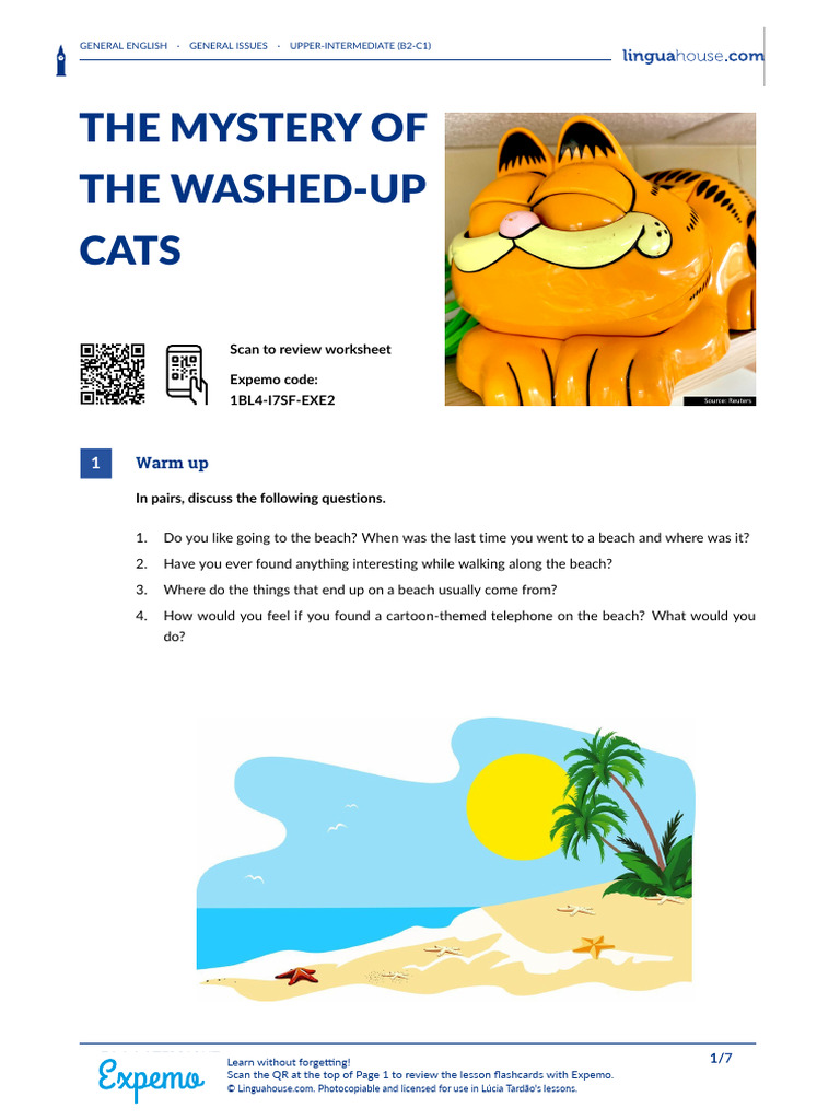 Mystery of the Washed-Up Cats Explained | PDF | Young Adult