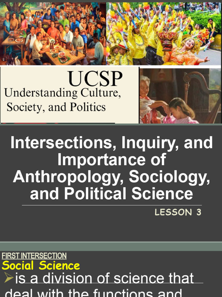 UCSP Module 1 Lesson 3 | PDF