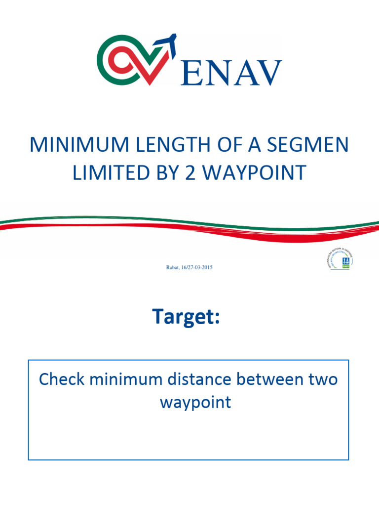 Waypoint Minimum Length - 1.1 | PDF