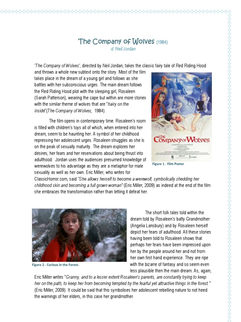 The Company of Wolves Film Analysis | PDF | Leisure