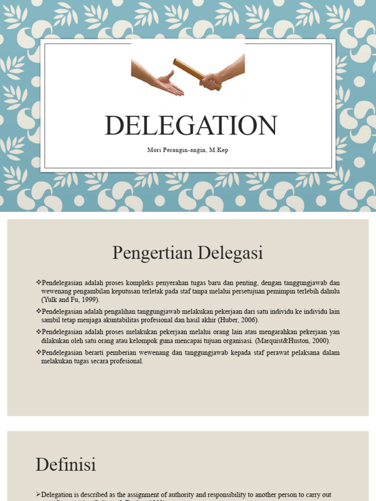 6 - Delegation | PDF