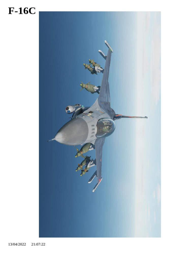 F-16C Startup and Operation Guide | PDF