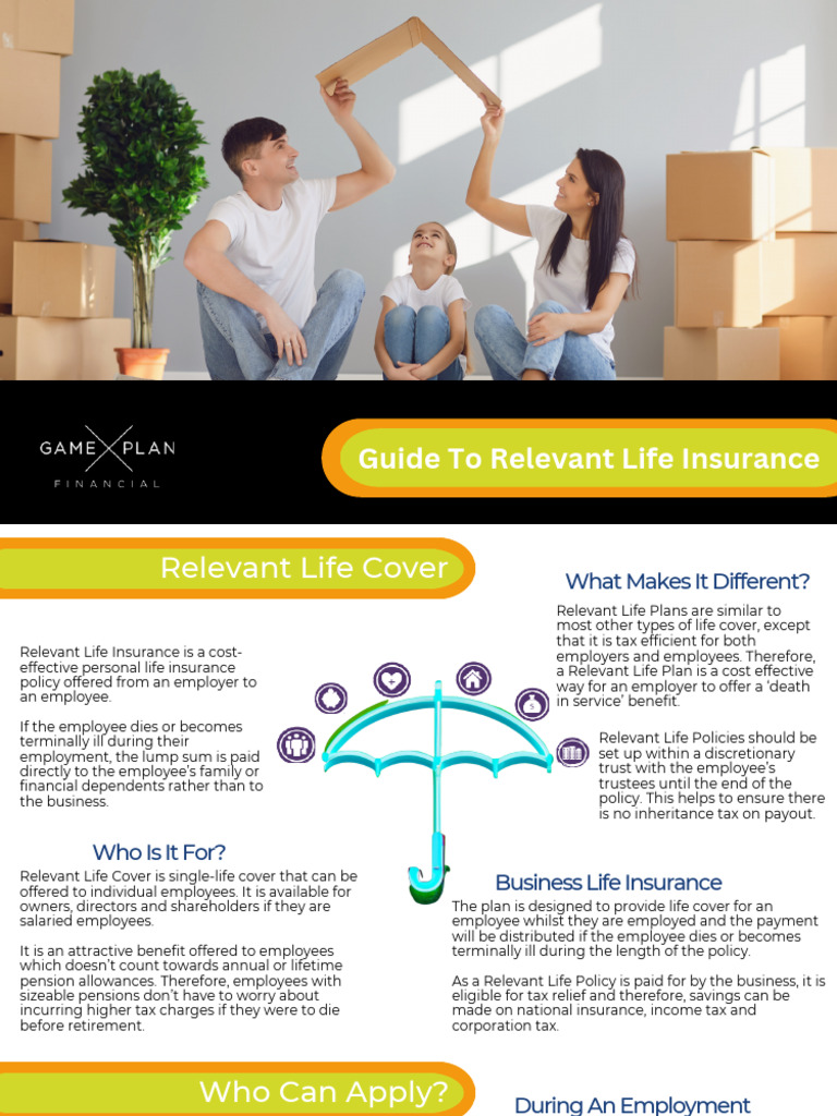 Guide Relevant Life Insurance | PDF | Life Insurance | Pension