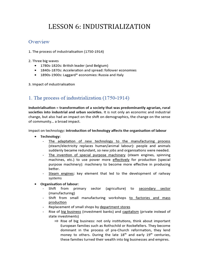 Lesson 6 | PDF | Industrial Revolution | Steamship