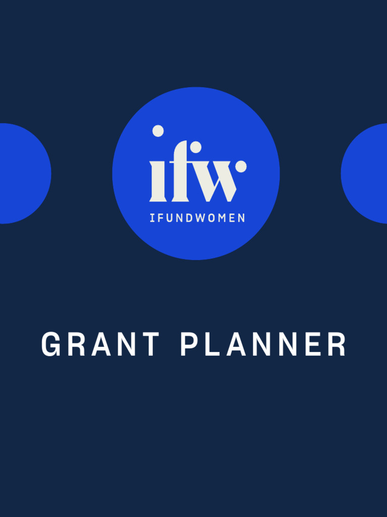 Grant Planner + Grant Tracker | PDF | Career & Growth | Business