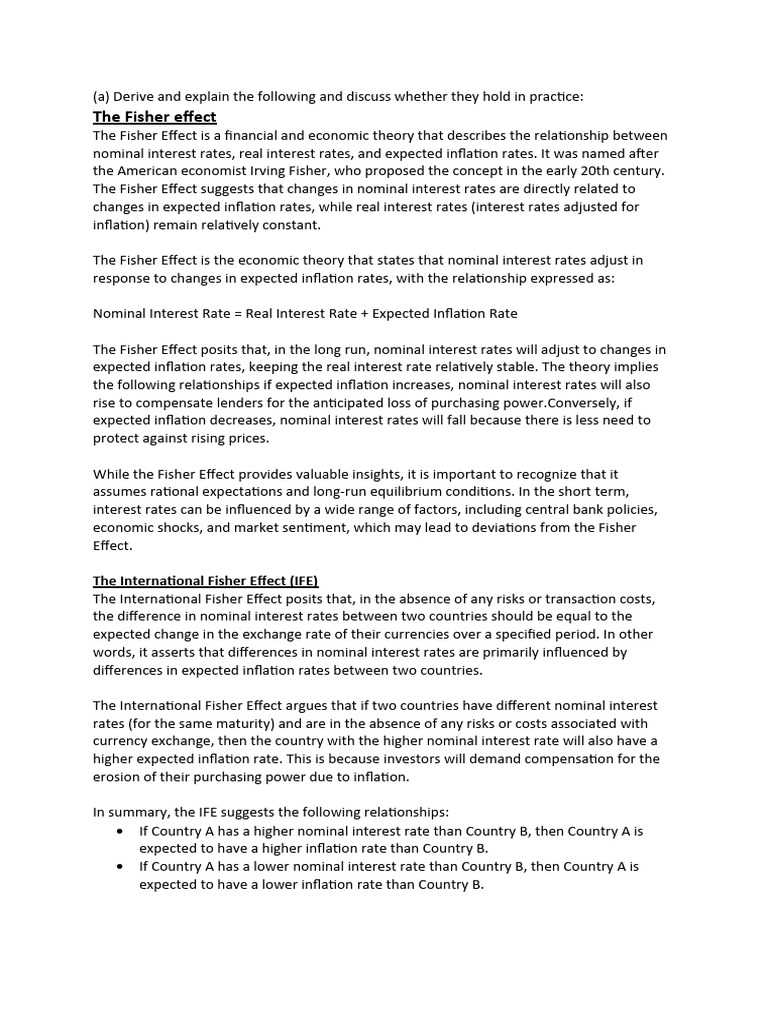 Link Between Money Supply and Interest Rates Notes | PDF