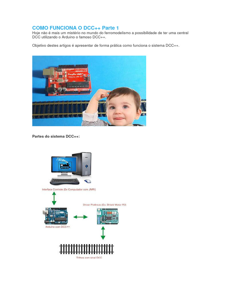 Como Funciona o DCC | PDF | Arduino | Rede elétrica