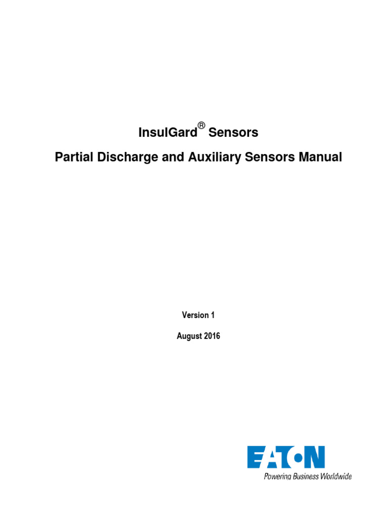 InsulGard Sensors Manual | PDF