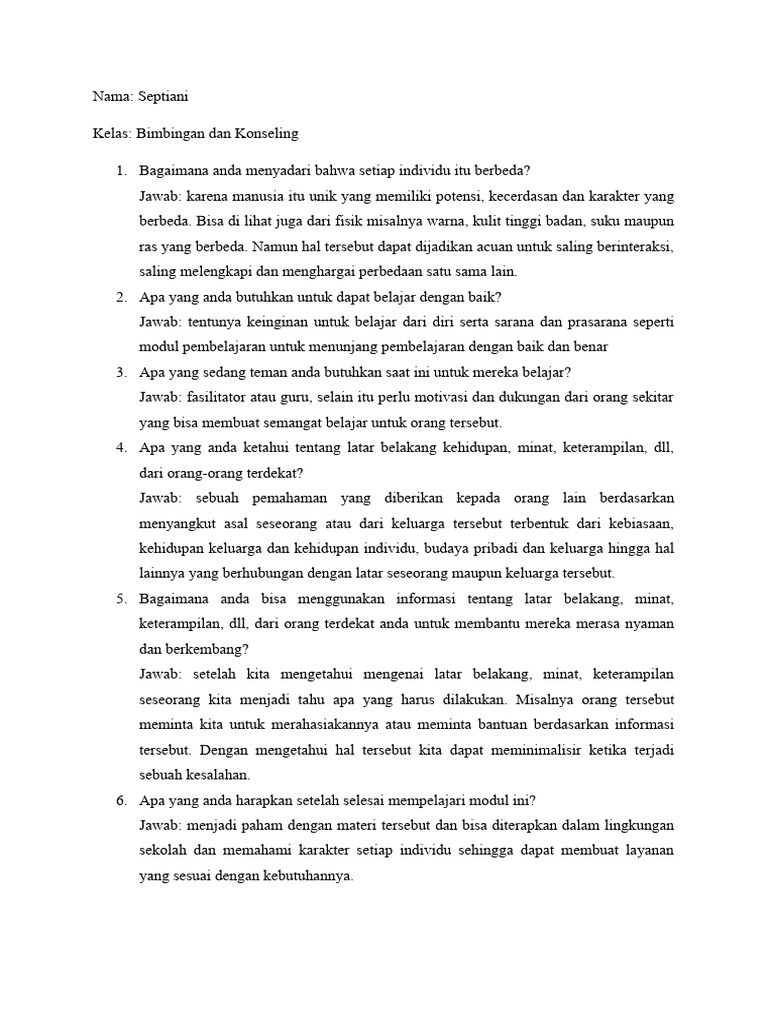 Topik 1 Mulai Diri | PDF