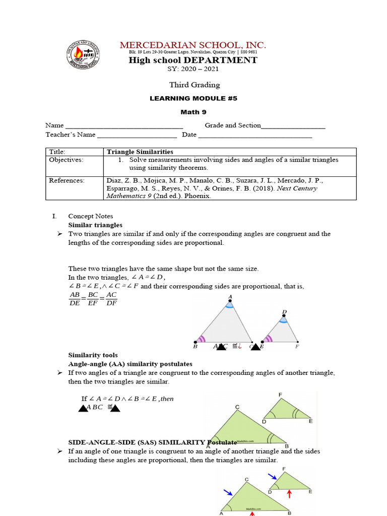 3 RD 95 THM | PDF | Geometry | Triangle Geometry