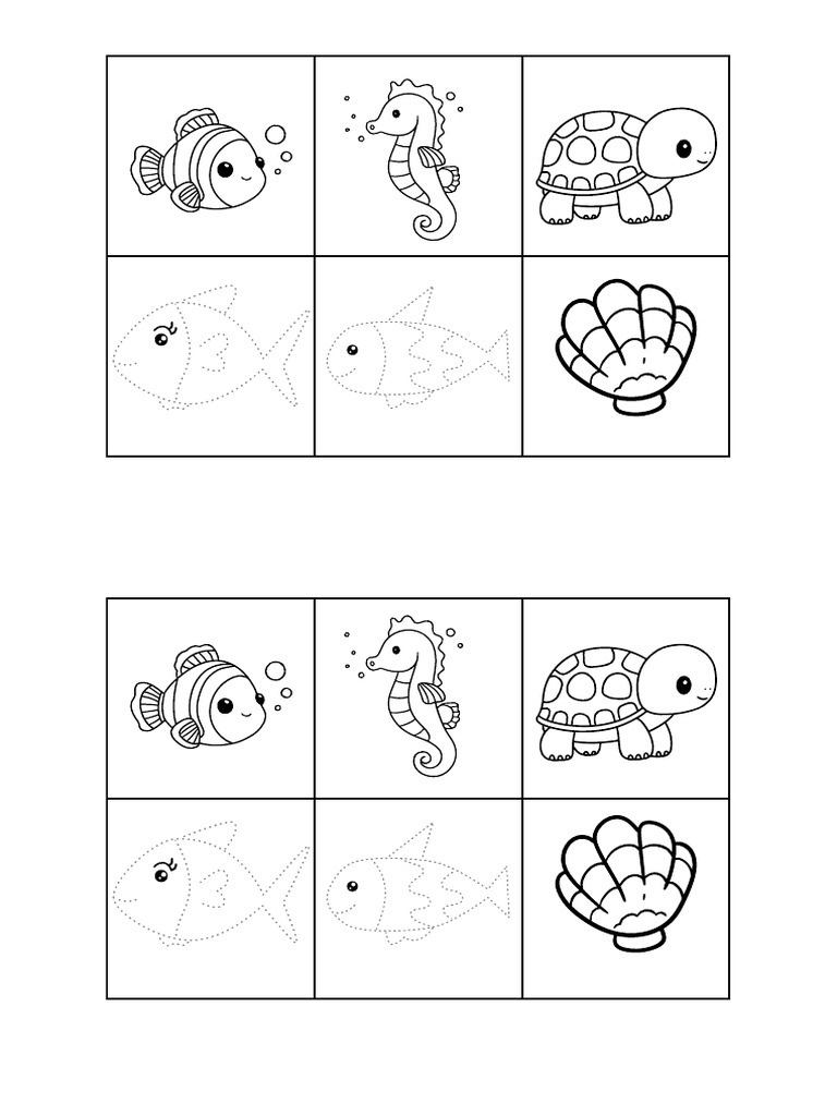 Easy Animal Puzzles Worksheet | PDF
