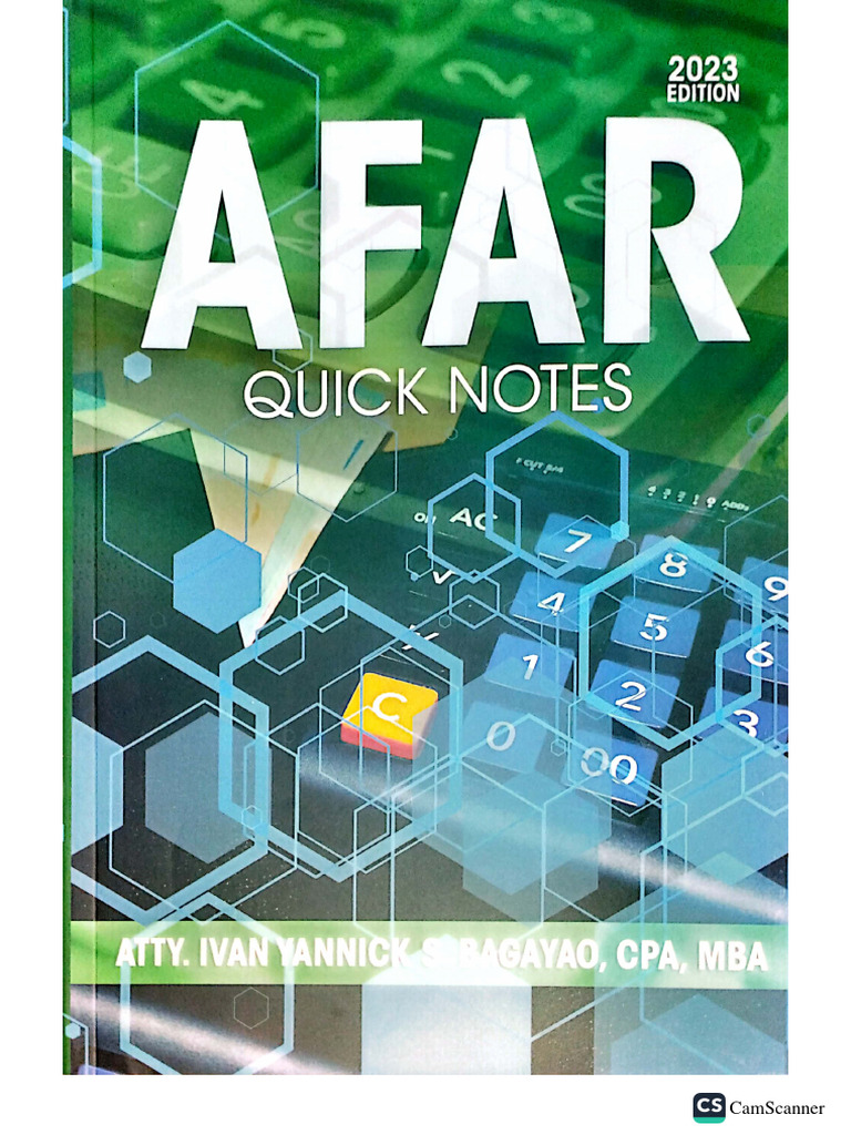 AFAR Quick Notes by Bagayao (2023 Edition) | PDF