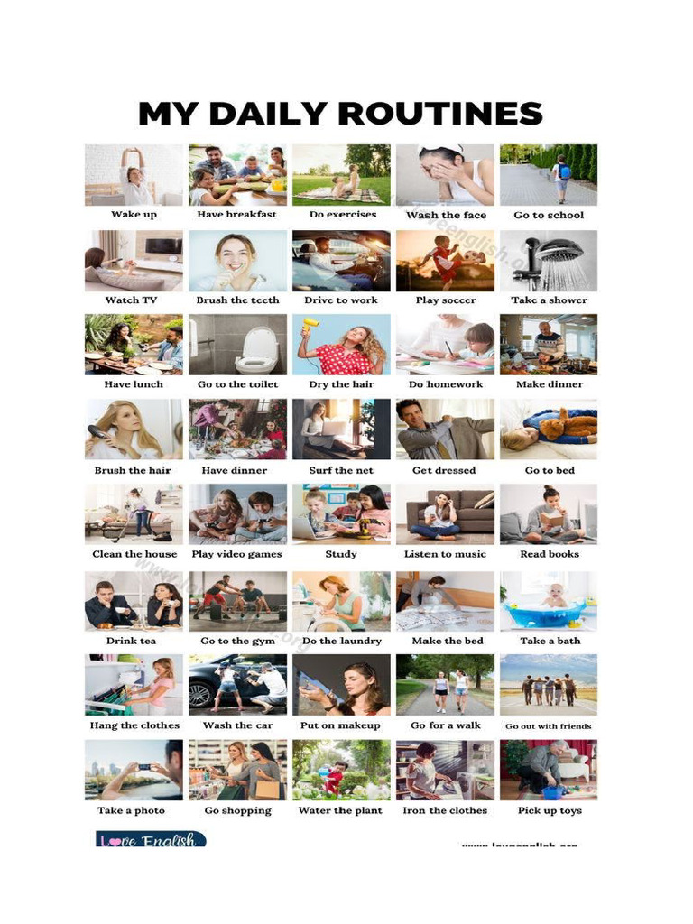 My Daily Routine | PDF