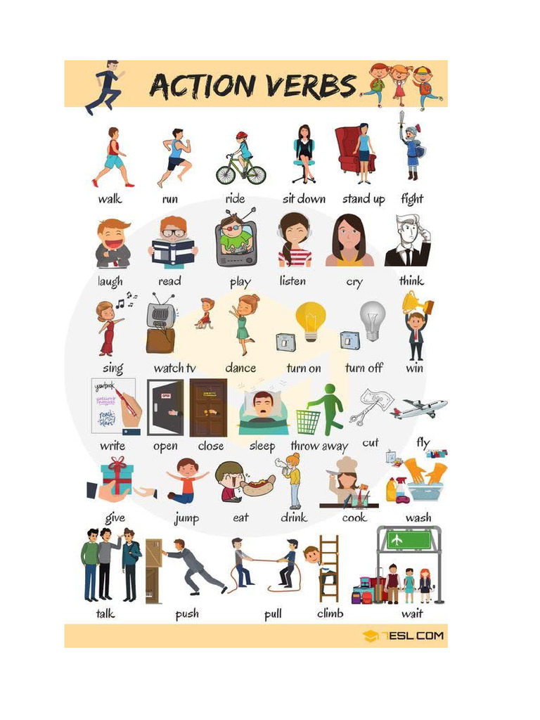 Action Verbs | PDF